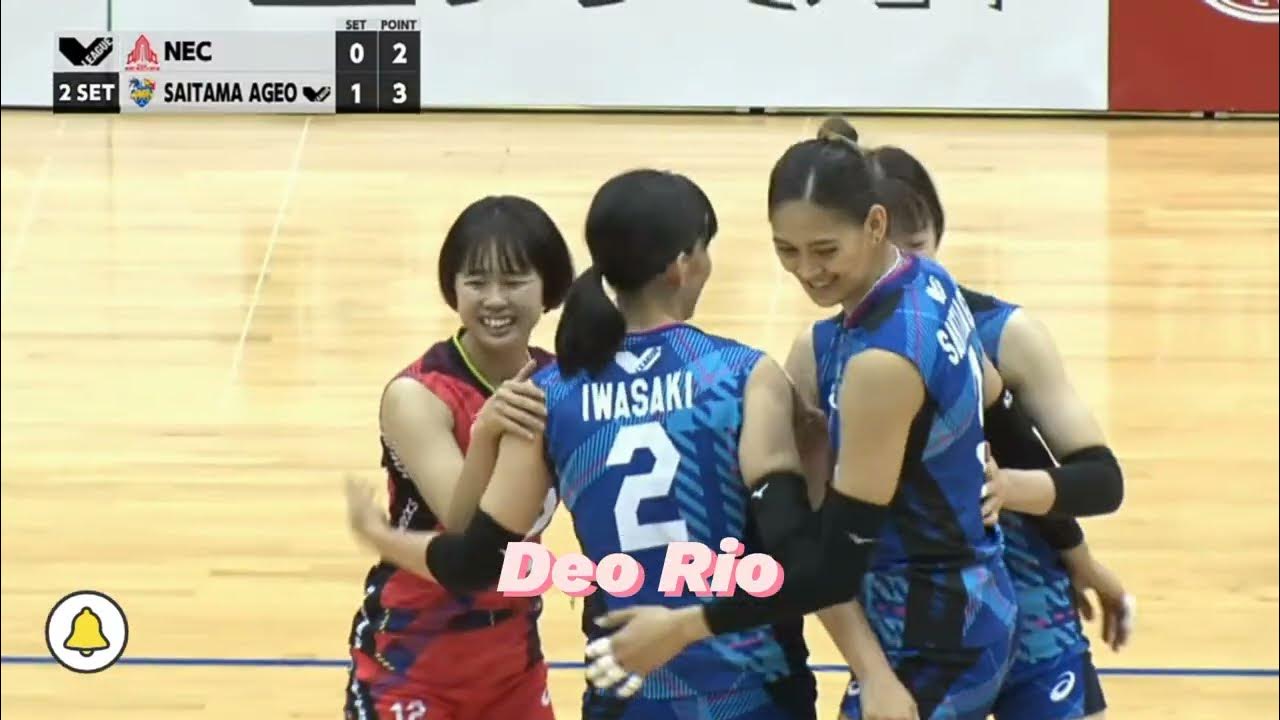 Game 2:HIGHLIGHTS| AGEO MEDICS( @jajasantiago2926 ) vs NEC RED ROCKETS| Japan V.League2022-2023 ...