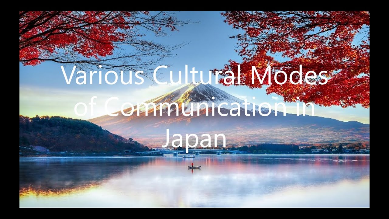 Various Cultural Modes of Communication in Japan - YouTube