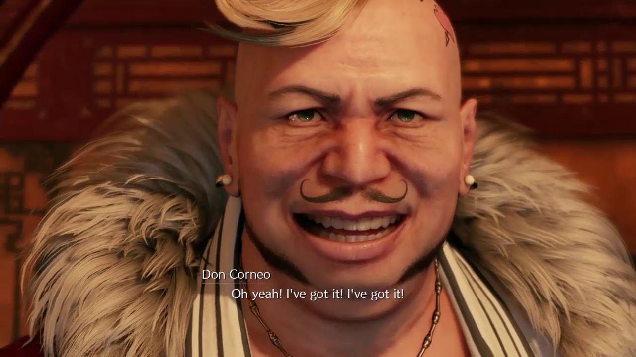 FF7 remake Don Corneo sequence (Japanese with English subtitles) - YouTube