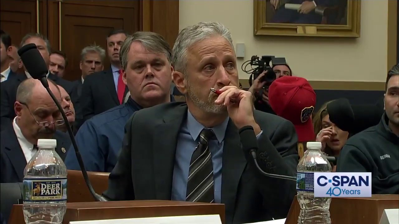 Jon Stewart repremands Congress during 9/11 hearing - YouTube