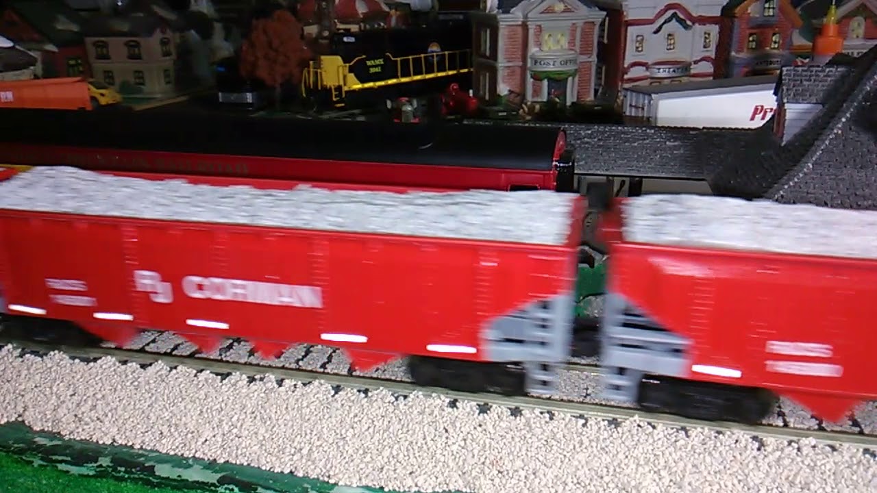Rj corman ballast train ho - YouTube
