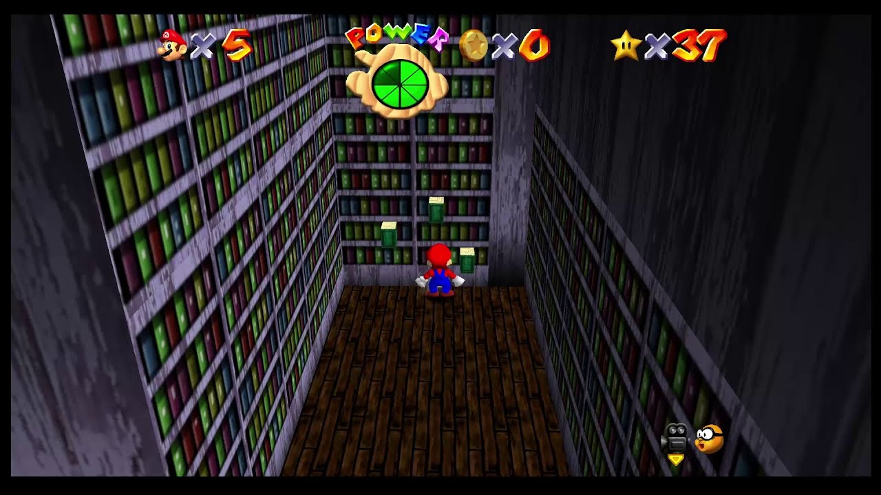 Super Mario 64 Walkthrough Series: Big Boo's Haunt Stars Secret of the ...