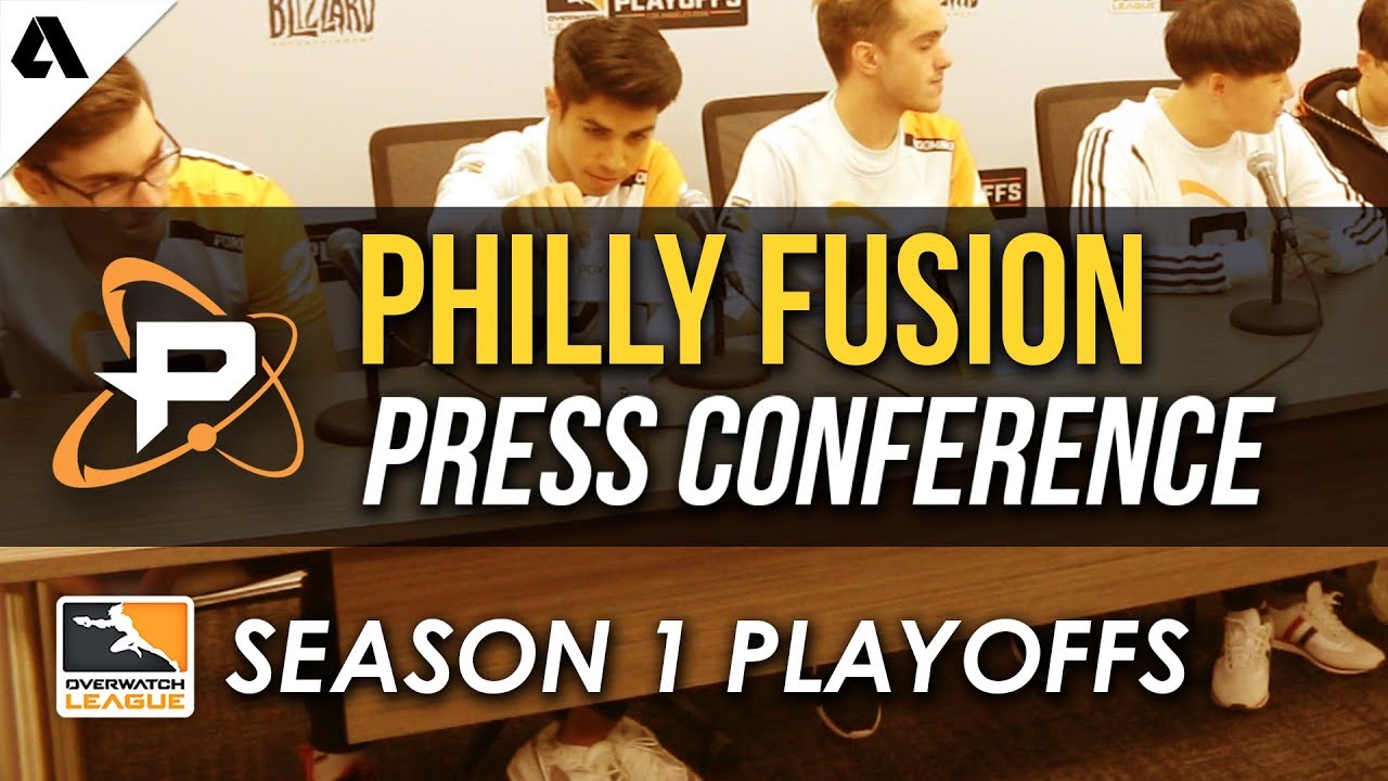 Philadelphia Fusion Overwatch League Quarterfinals Playoffs Press ...