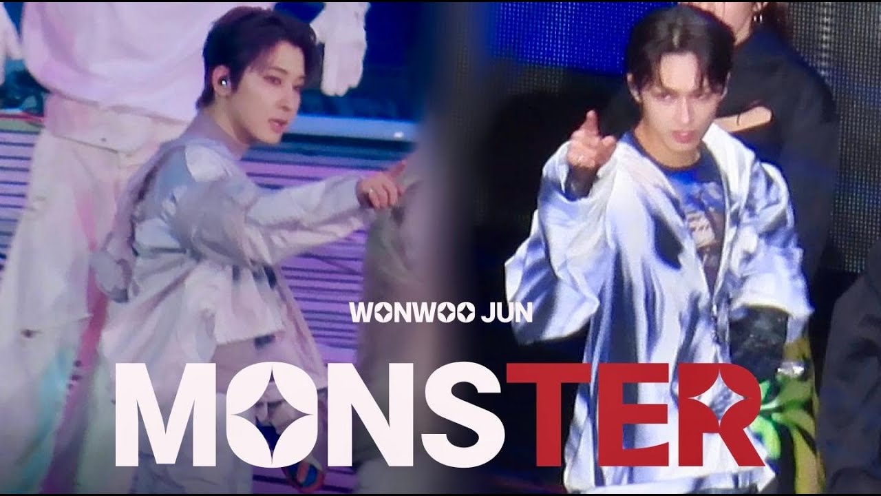 241013 RIGHT HERE/250320-21 CARAT LAND 세븐틴 원우 준 [MONSTER] FANCAM - YouTube