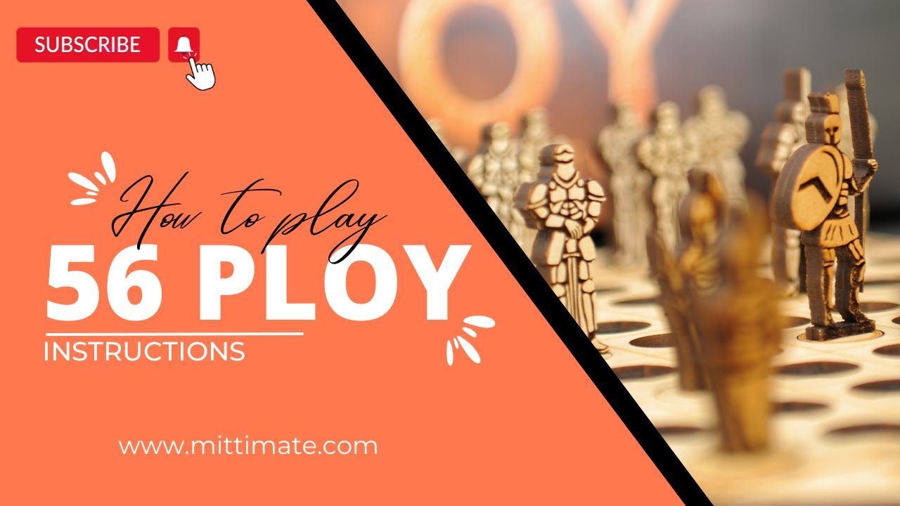 56 Ploy- A two-player strategy board game- Instruction video - YouTube