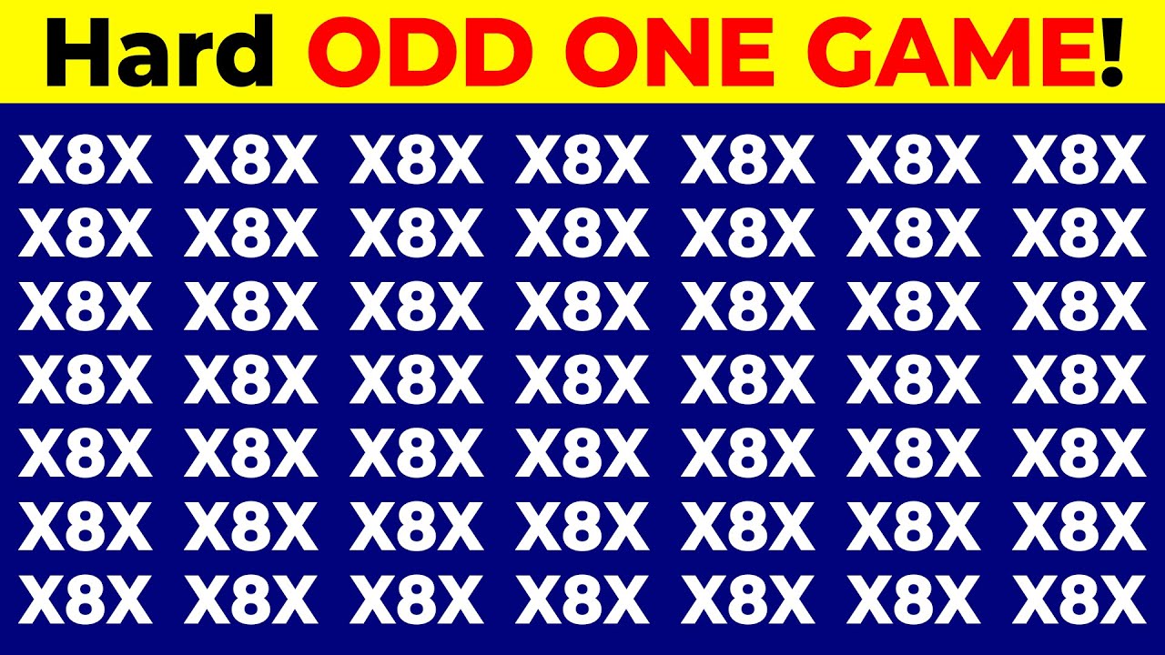 Who can solve This Find the ODD ONE GAME JUST in 15 seconds? - YouTube