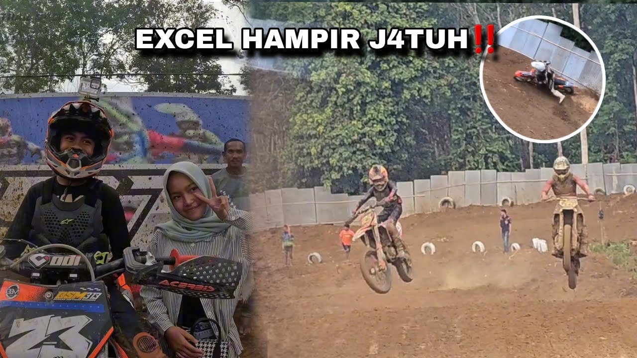 DARI MULAI MAU START SAMPE BALIK KE PADDOCK ATHAR TETEP DI IKUTIN SAMA ...