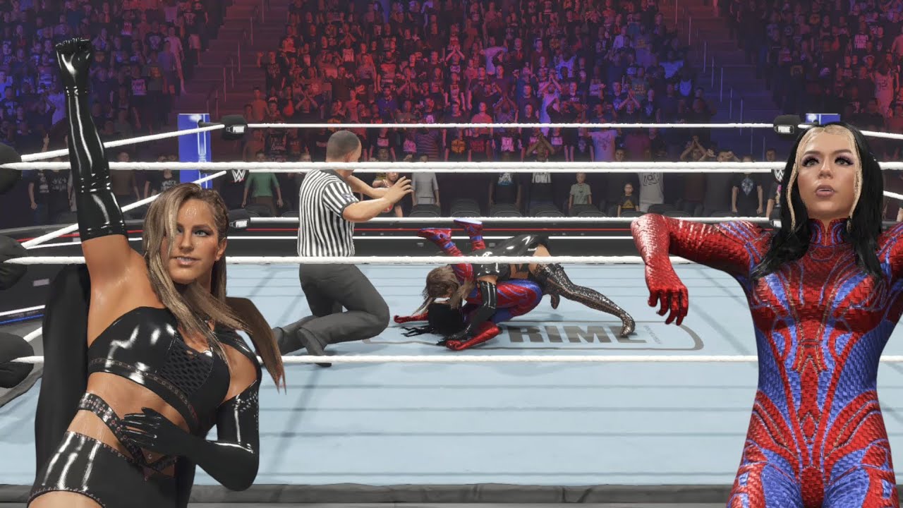 Fallen Henley vs cora jade wwe new cosplay stinkface match highlights ...