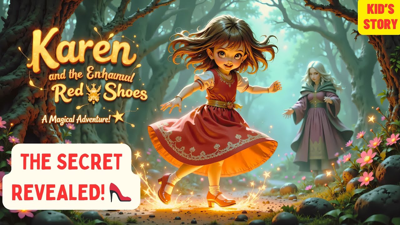 The Red Shoes Forbidden Curse 😱 | Animated Fairy Tale with a Shocking ...