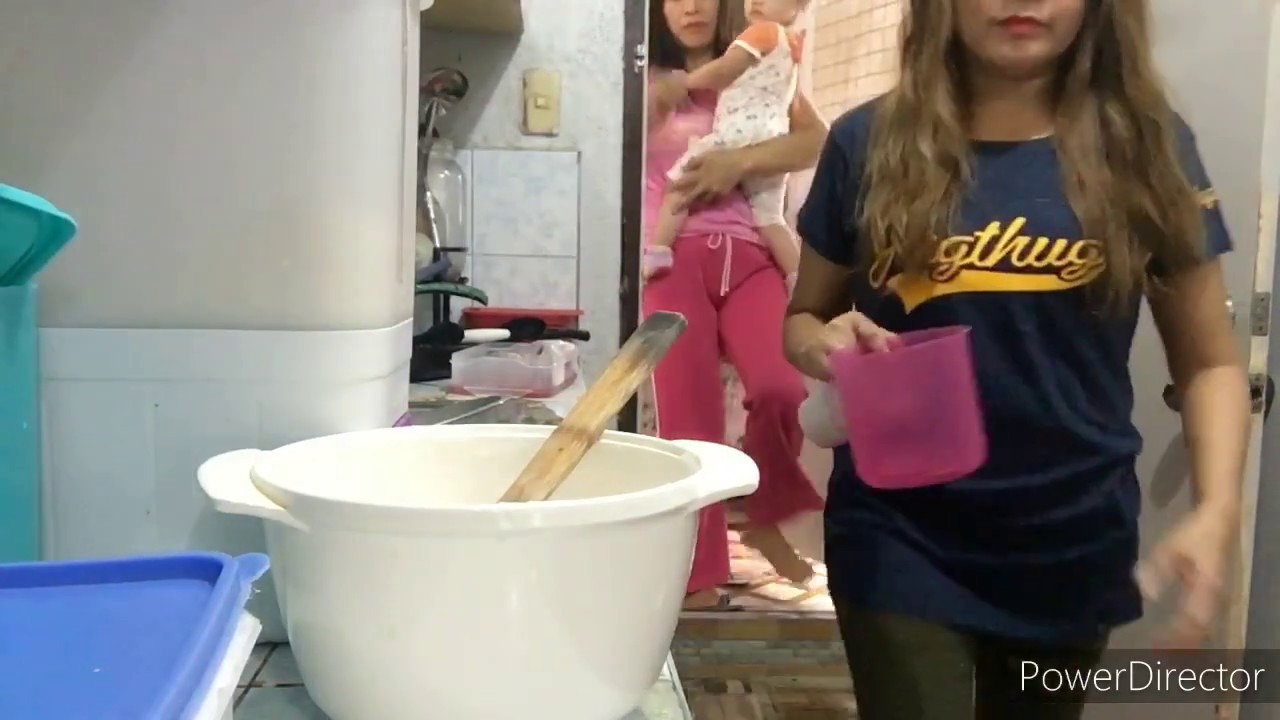 HOW TO COOK AM(rice milk)for baby using giniling na bigas - YouTube