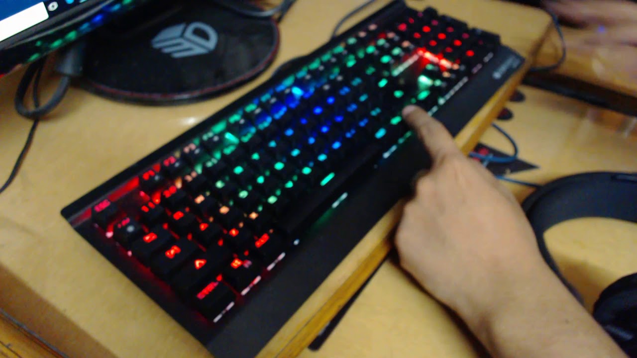 Zebronics Max PRo Gaming Keyboard LED Modes - YouTube