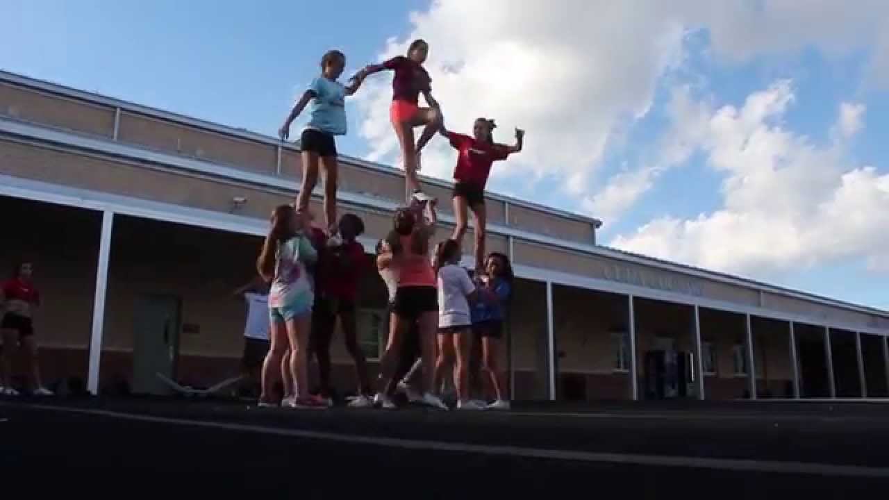 NSBHS cuda cheer 2014 - YouTube