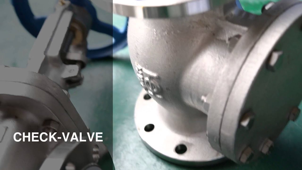 CHECK VALVE (체크밸브/배관자재) - YouTube