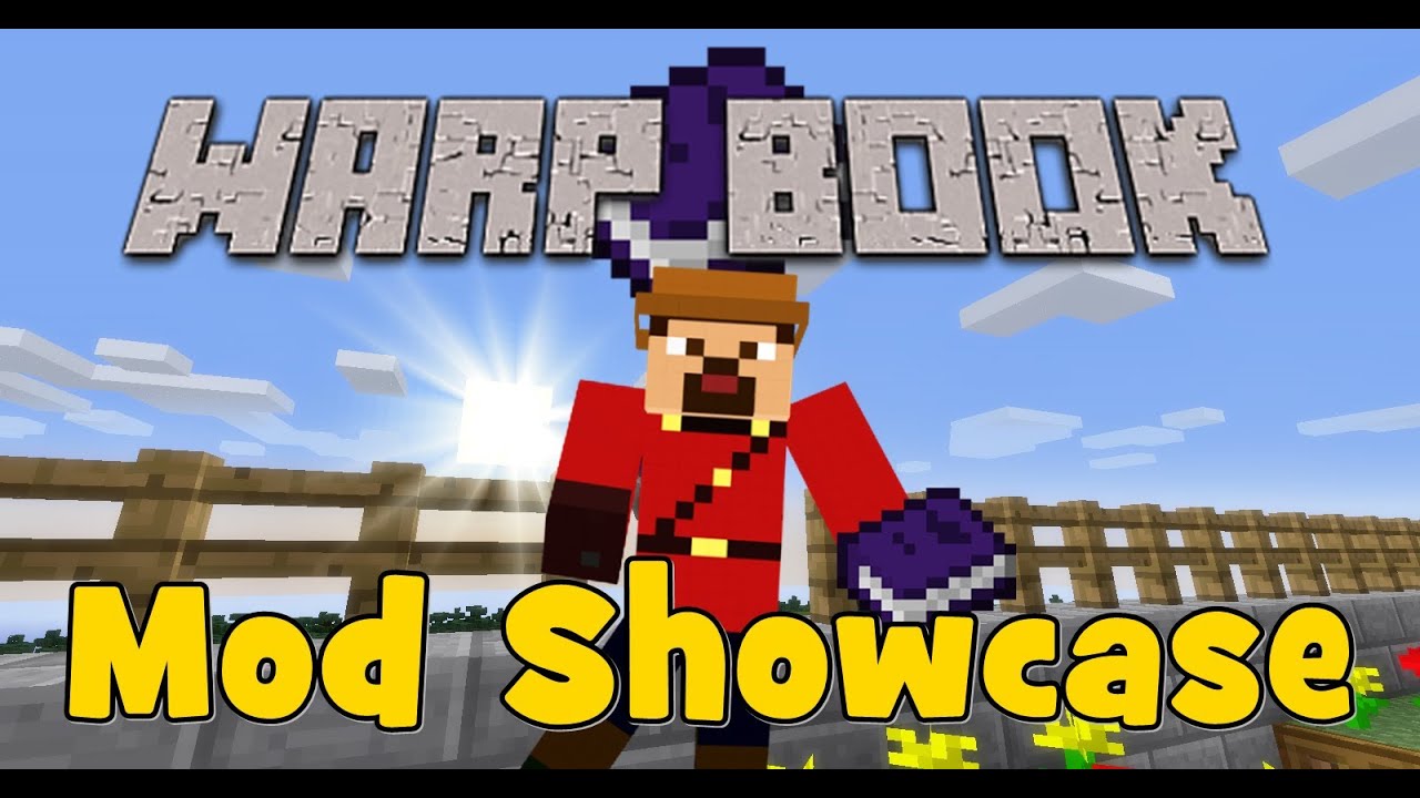 The Warp Book Mod Showcase! Minecraft 1.6.4 & 1.7.2 / 1.7.10 - YouTube