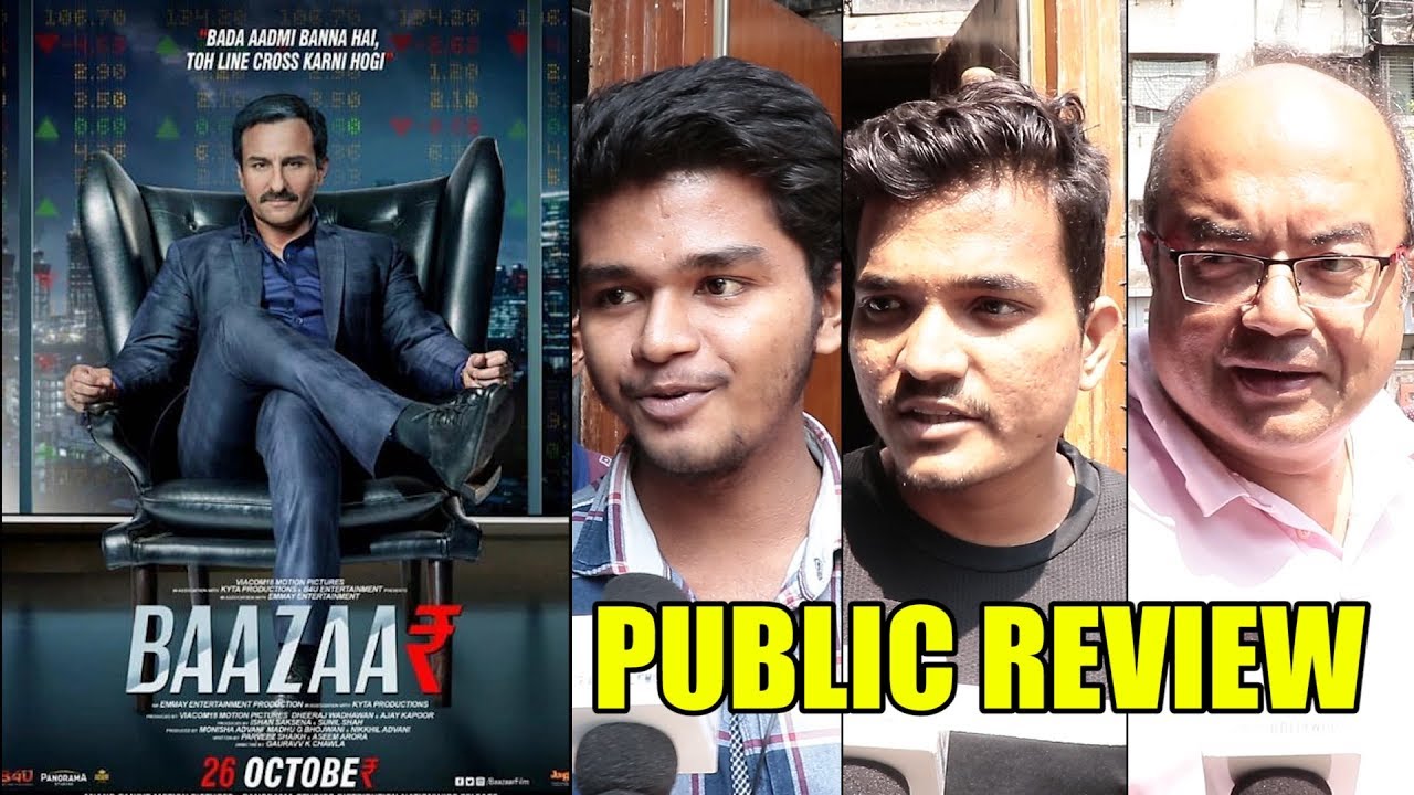 Baazaar Movie Public Review | First Day First Show | Saif Ali Khan ...