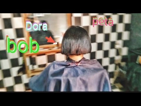 potong rambut bob seperti kartun dora - YouTube