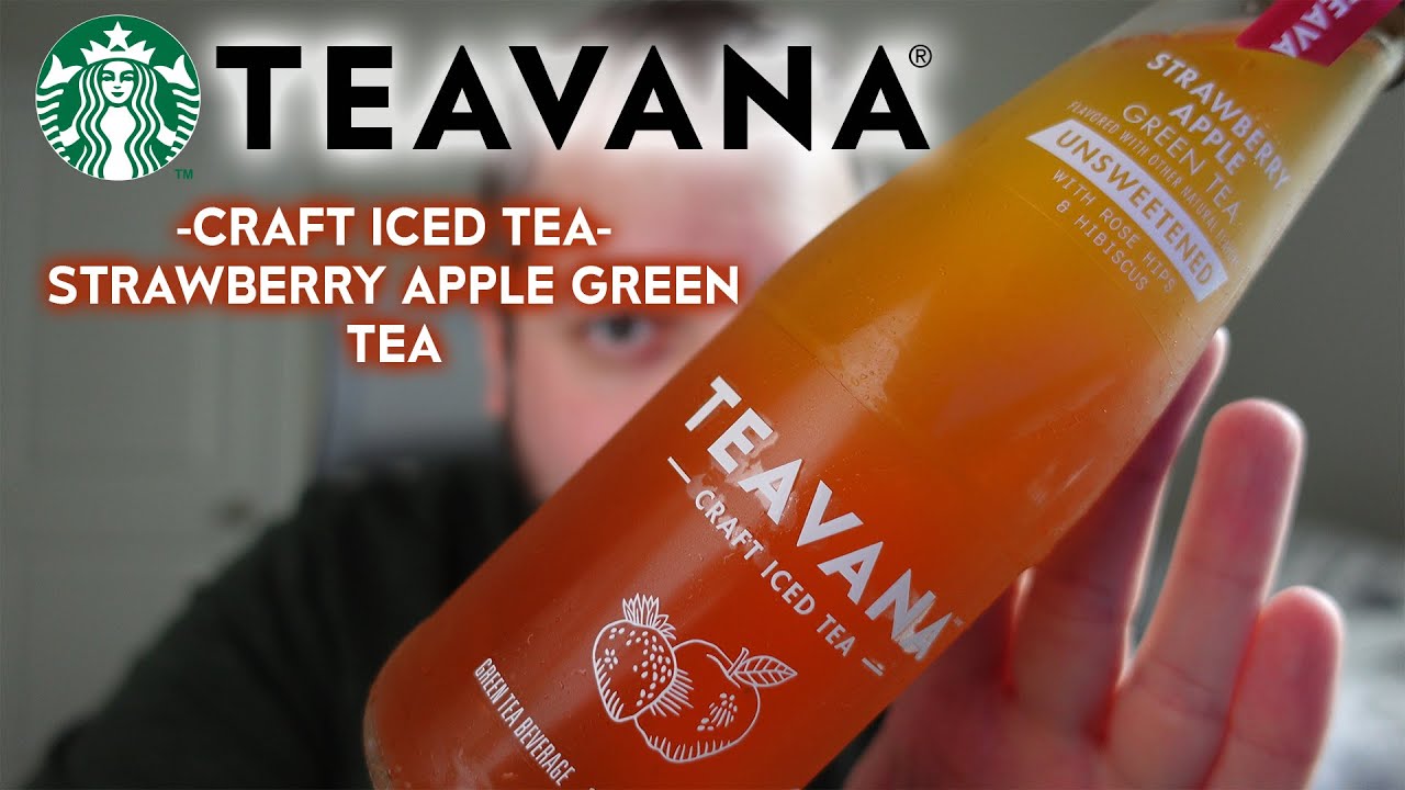 Teavana Craft Iced Tea - Strawberry Apple Green Tea - Review - YouTube