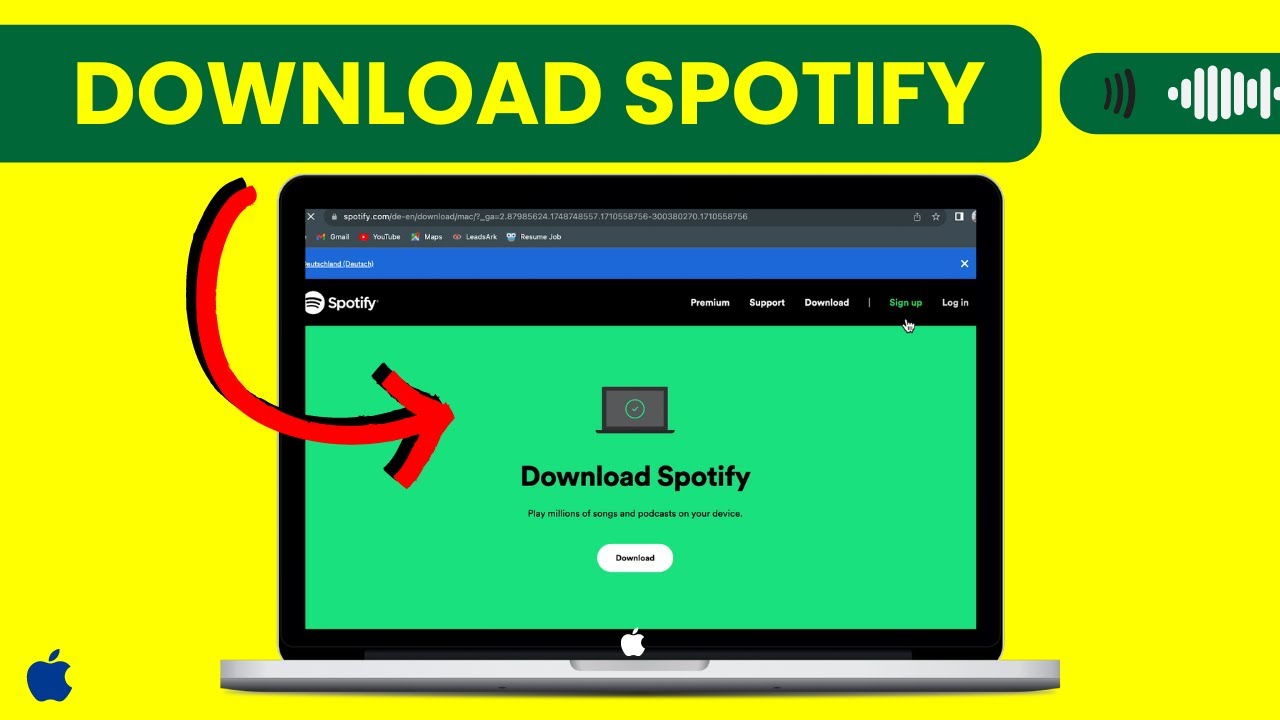 MacBook Spotify Download - How to Download Spotify in Mac, MacBook Air ...