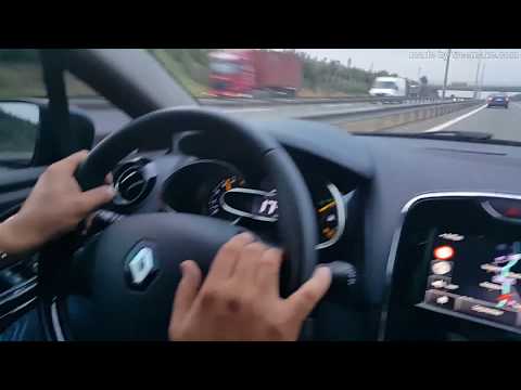 Clio 4 1.5 dci 90 bg edc top speed test son hız 197 kmh istanbul otoban