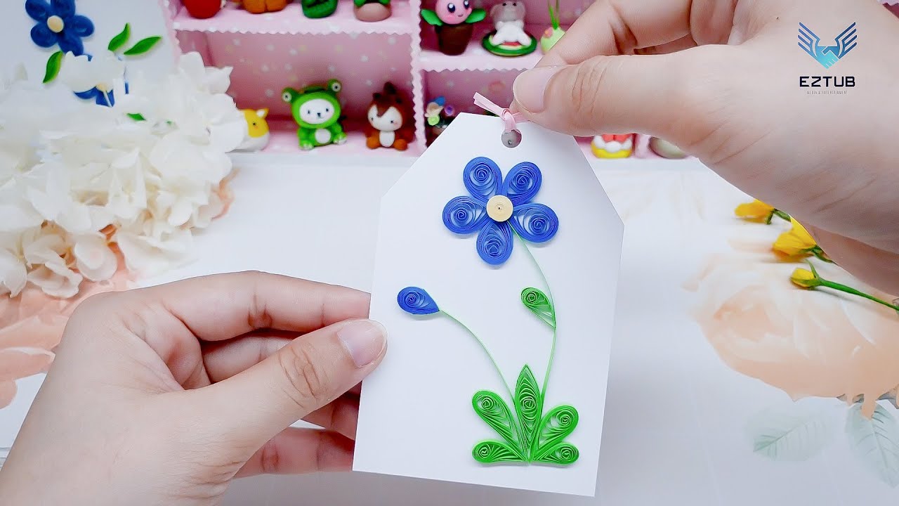 DBBS13 The Most Beautiful Quilling Blue Wildflowers / David Bell ...