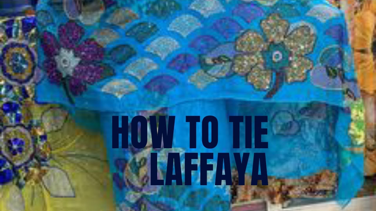 How to tie laffaya - YouTube