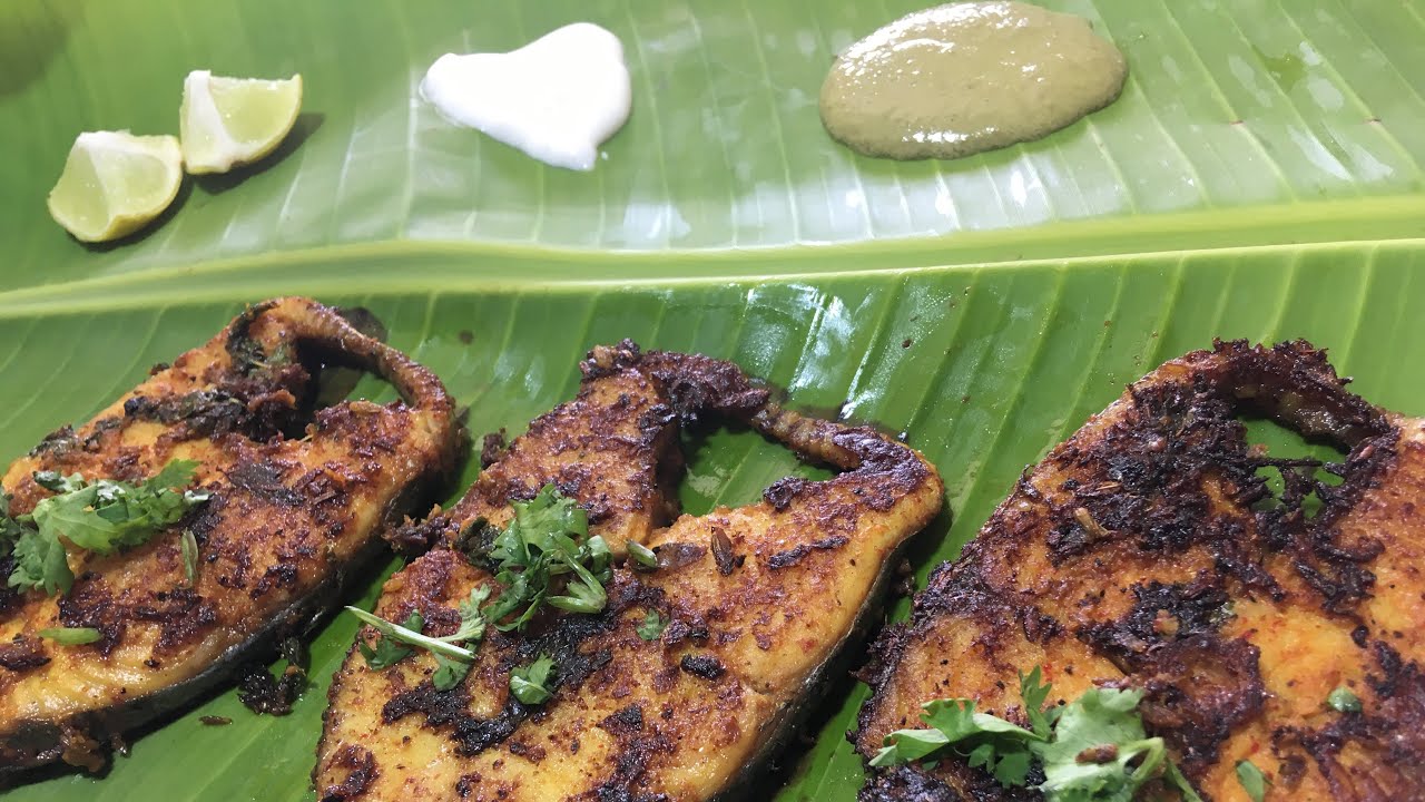 Vanjaram Fish Fry | Seer Fish Fry | Fish Fry - YouTube
