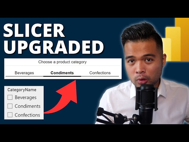 UPGRADE your slicers using the TILE SLICER visual in Power BI // Step ...