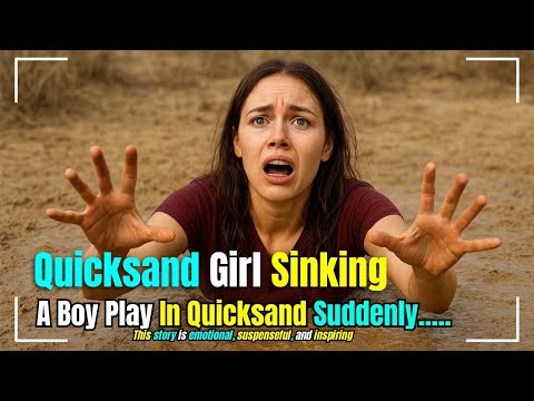 Quicksand Girl Sinking || A Boy Play in Quicksand Suddenly He Stuck😭😭#survival #adventure #quicksand