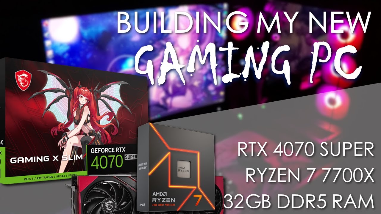 BUILDING My New GAMING PC | RTX 4070 Super (MSI MLG EDITION) - Ryzen 7 ...