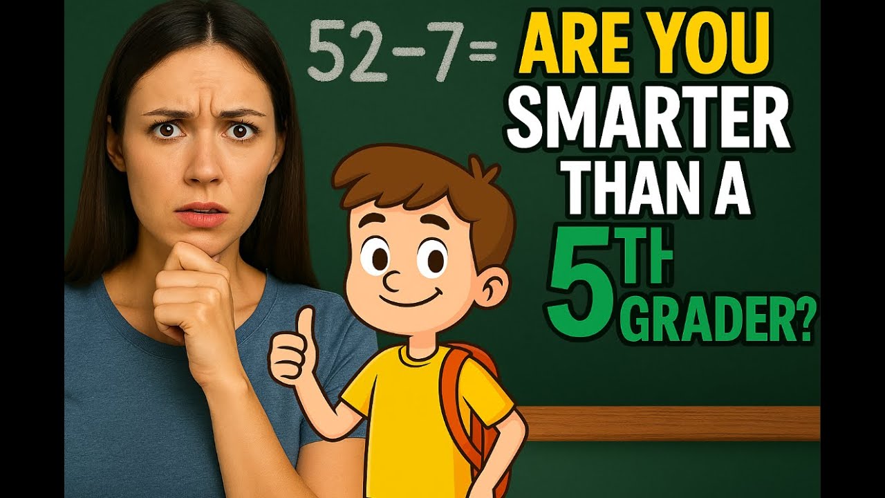 I Don't Think I'm Smarter Than These 5th Graders..... - YouTube
