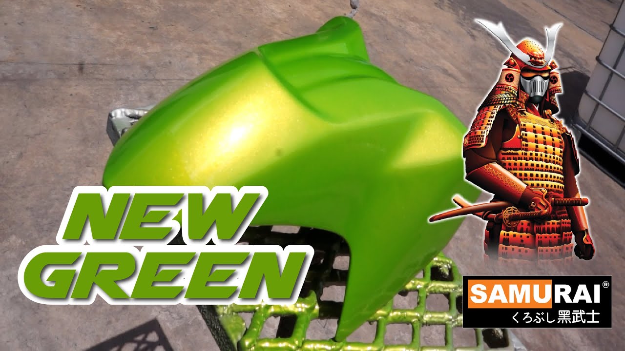 WARNA BARU NEW GREEN!? | SAMURAI PAINT MALAYSIA - YouTube