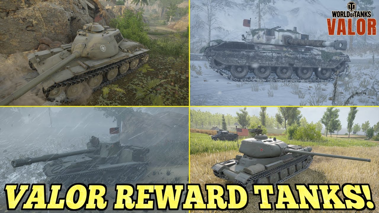 VALOR REWARD TANKS! || World of Tanks: Valor - YouTube
