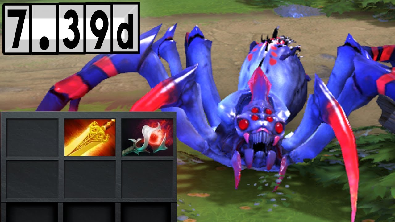 Broodmother - Orchid 10 minutes! [Dota 2 Gameplay] 7.39d - YouTube