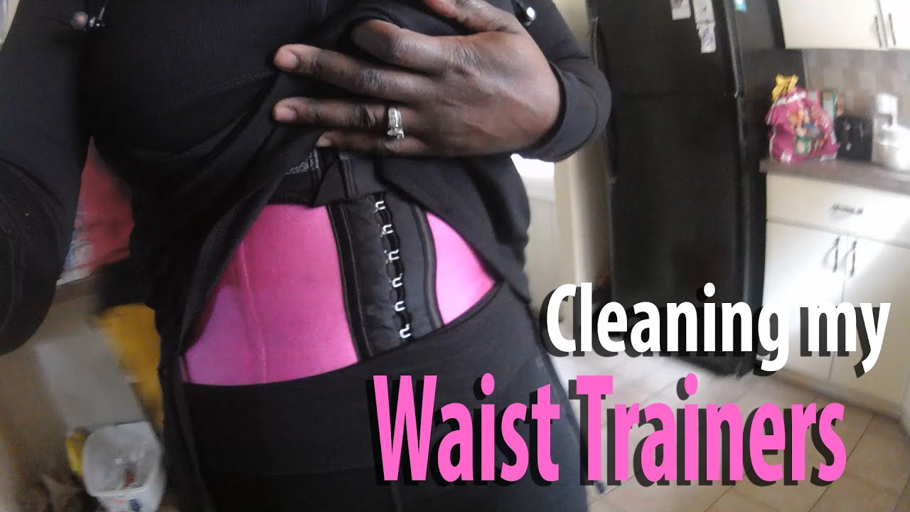 Lower Body Weight Training & How I CLEAN MY WAIST TRAINERS - YouTube