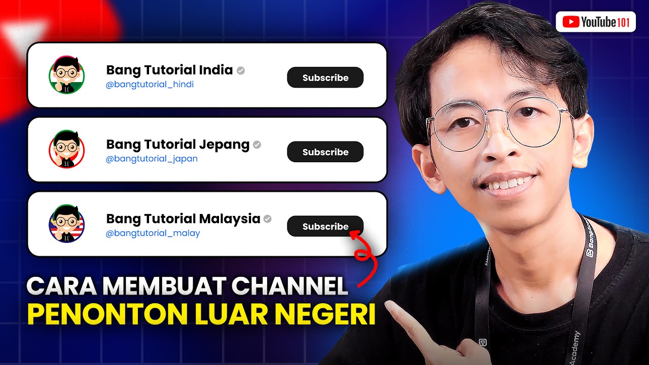 Cara Membuat Channel YouTube Penonton Luar Negeri | 1 Channel Banyak ...