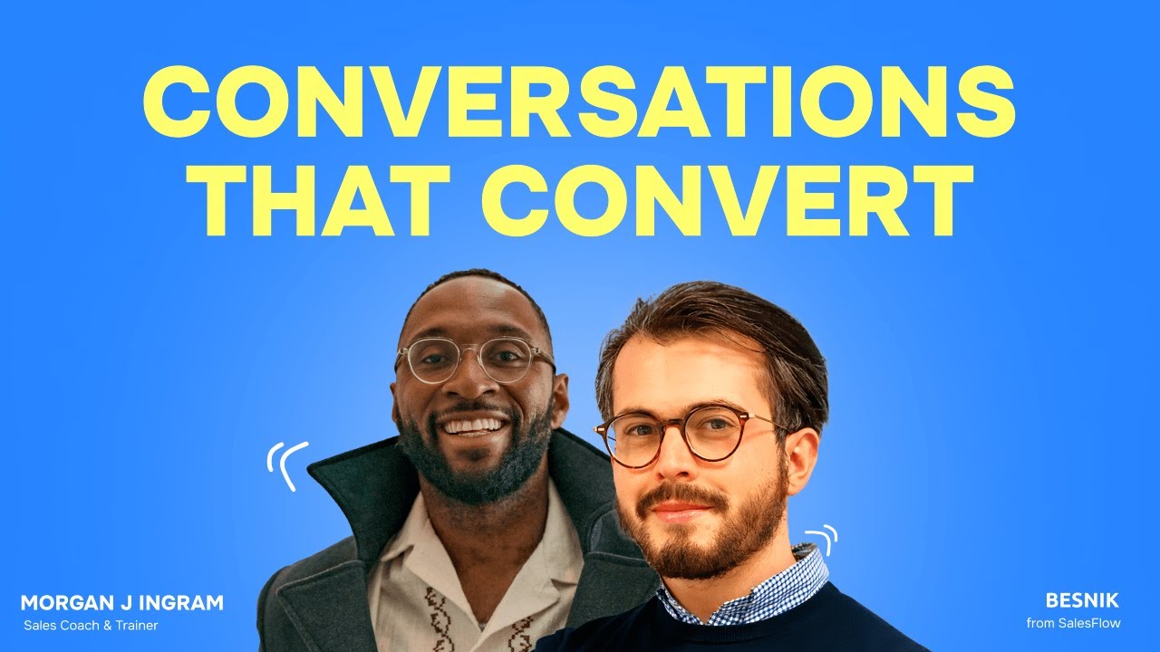 Conversations that convert with Morgan J. Ingram - YouTube