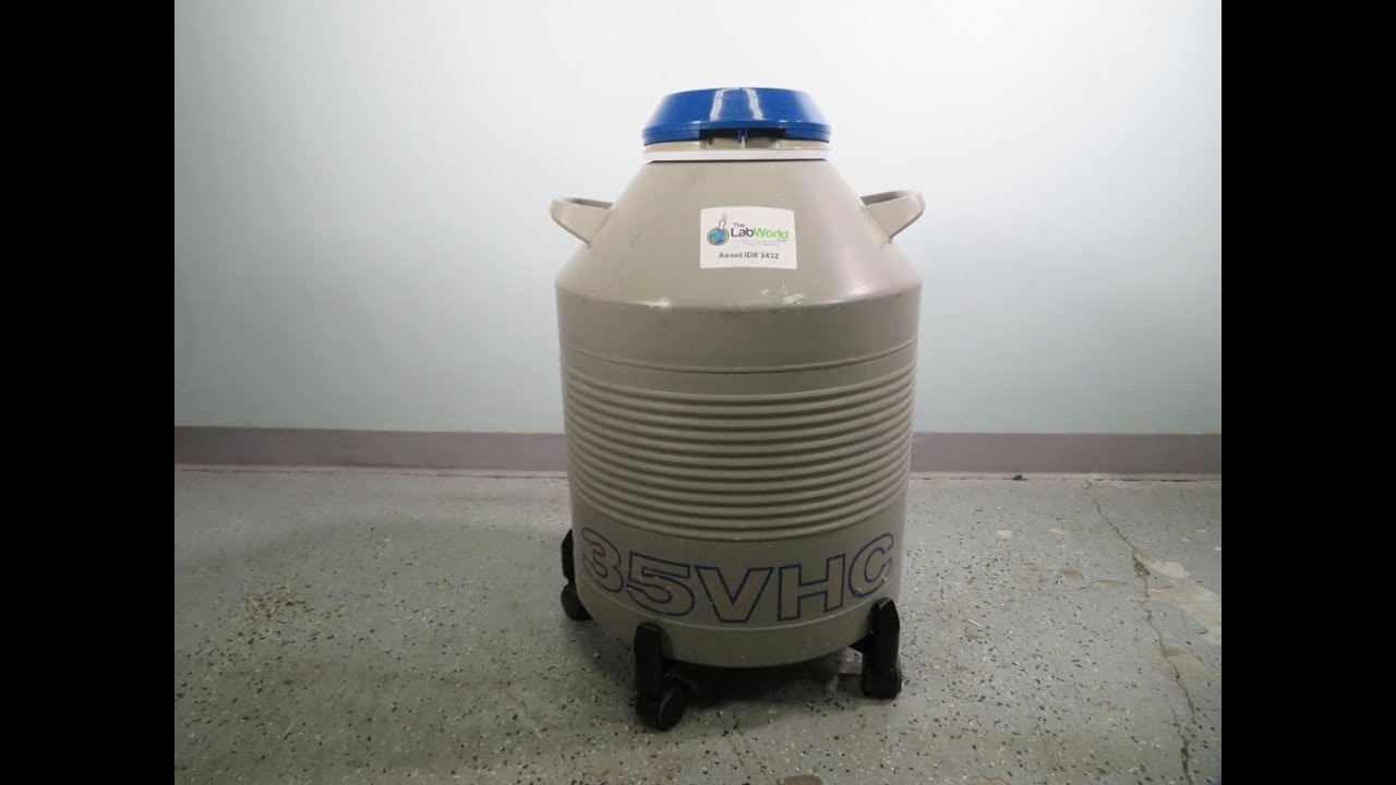 Taylor Wharton 35VHC LN2 Dewar - YouTube