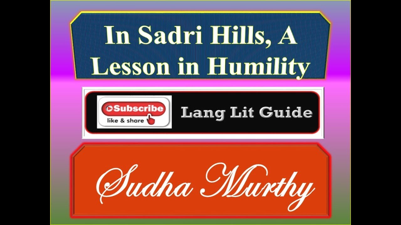 MCQs On In Sahyadri Hills A Lesson In Humility By Dr Sudha Murthy mcqs-on-in-sahyadri-hills-a-lesson-in-humility-by-dr-sudha-murthy