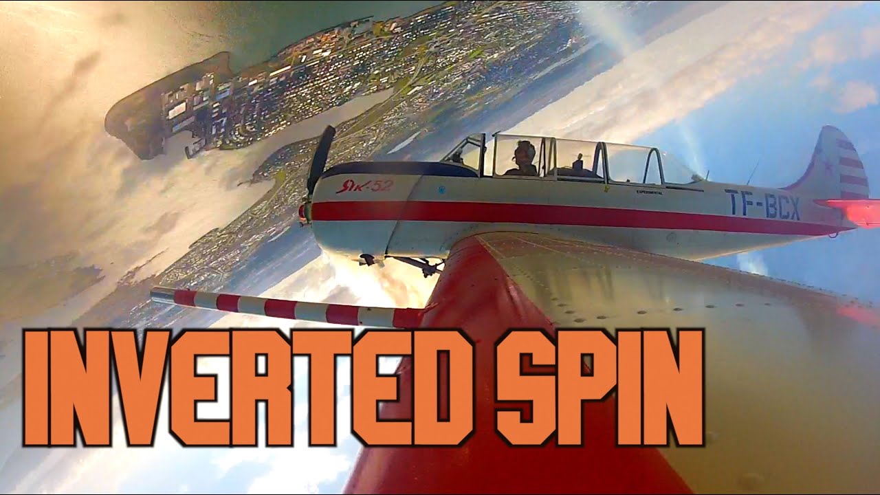 Inverted Power On Spin || Extreme Aviation Iceland - YouTube