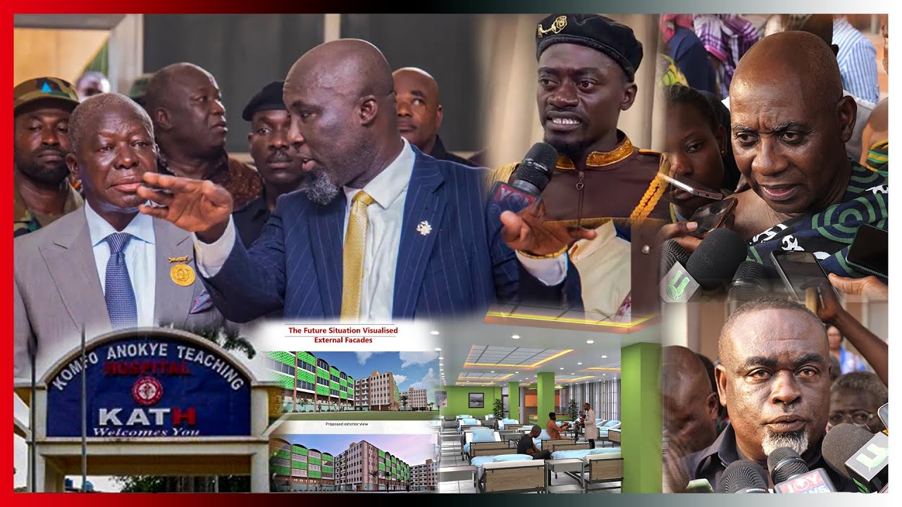 Thousands Of Patients @KATH Turn Em0tional As Otumfour St0rm Heal KATH ...