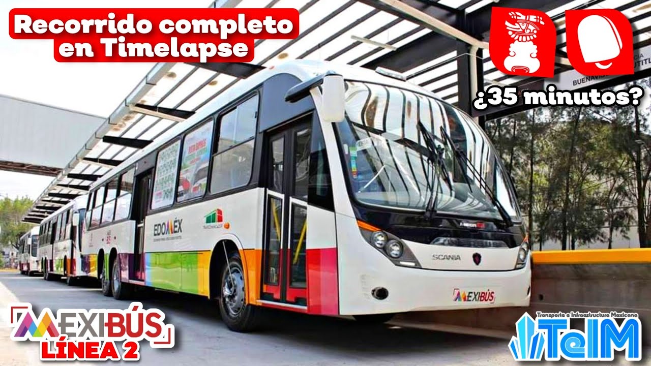 Recorrido Completo Mexibus línea 2 Ruta Express (Ecatepec-Lechería ...
