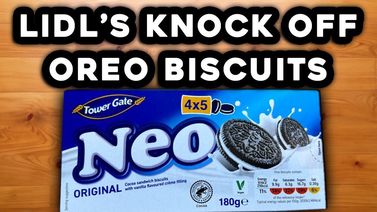 LIDL NEO Biscuits (Cheaper Oreos) Taste Test Review - YouTube