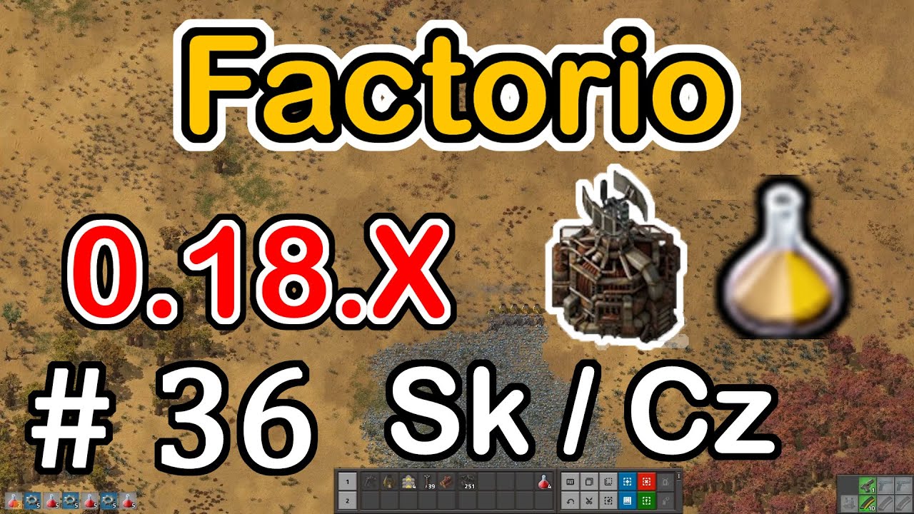 Yellow science dokončenie - Factorio 0.18.X - SK/CZ - # 36 - YouTube