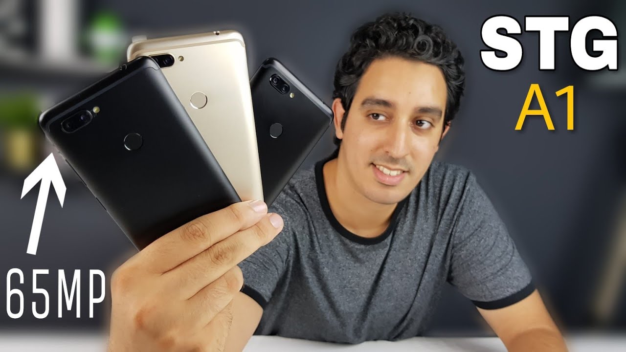 هاتف مغربي يصور بدقة 65MP | STG A1 Full Review + 2 PHONES TO WIN - YouTube