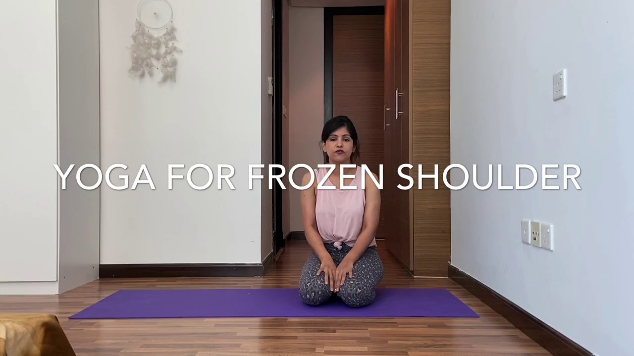 How to treat a frozen shoulder with yoga ? #yoga#yogaforshoulders# ...
