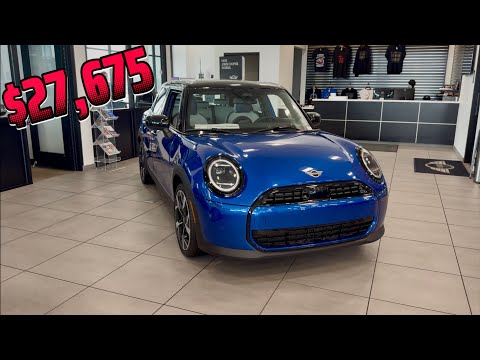 Ich betrat einen Mini Cooper-Händler.