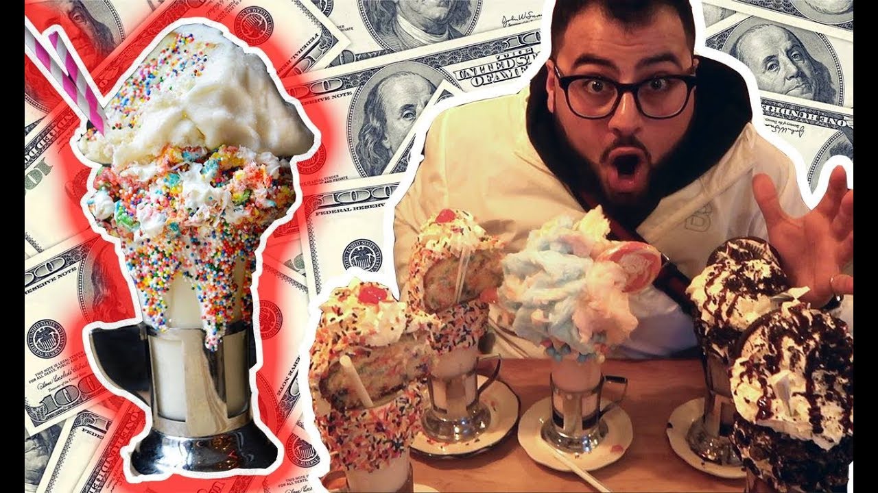 WORLD'S MOST EXPENSIVE MILKSHAKES!! (TASTE TEST) - YouTube