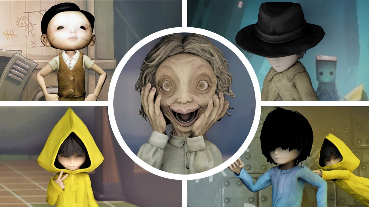 Little Nightmares 2 - All Super Characters Vs The Teacher And Bullies ...