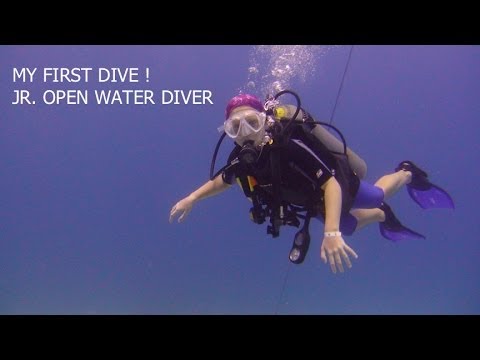 Jr. Scuba Diving - First Ocean Dive 10 year old. - YouTube