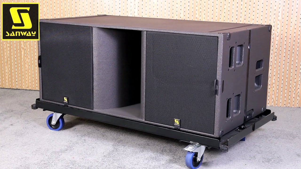 KS28 2x18 Inch Weather Resistant 3200W High Power Subwoofer Box - YouTube